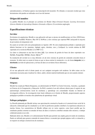 Moodle, plataforma del siglo XXI | PDF