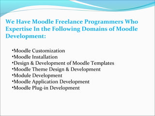 Hire Moodle Developer | PPT