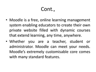 Moodle | PPTX