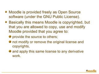 Moodle: a free learning management system | PPT