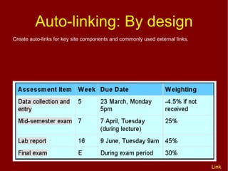 Moodle: Auto-linking | ODP