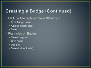 Moodle Badges | PPT
