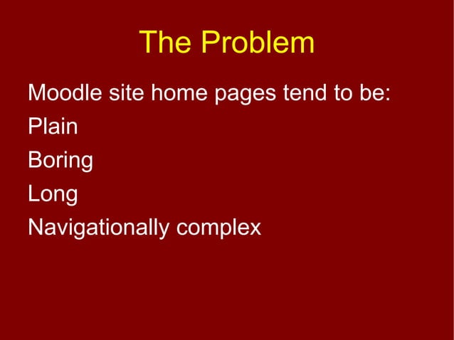 Moodle: Coloured Boxes | PPT