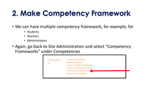 Moodle competency framework | PDF
