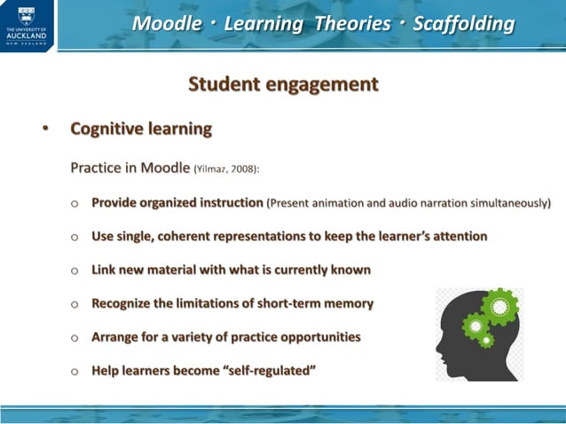 Moodle - Learning Theories - Scaffolding | PPT