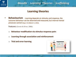 Moodle - Learning Theories - Scaffolding | PPTX