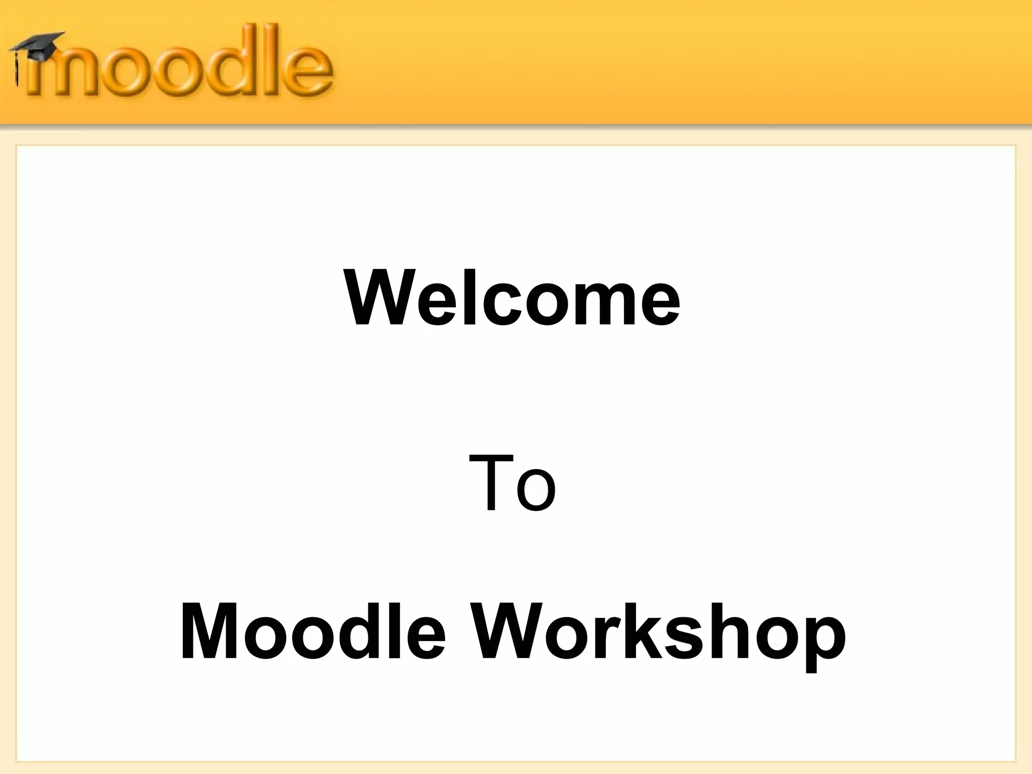 Moodle Presentation | PPT