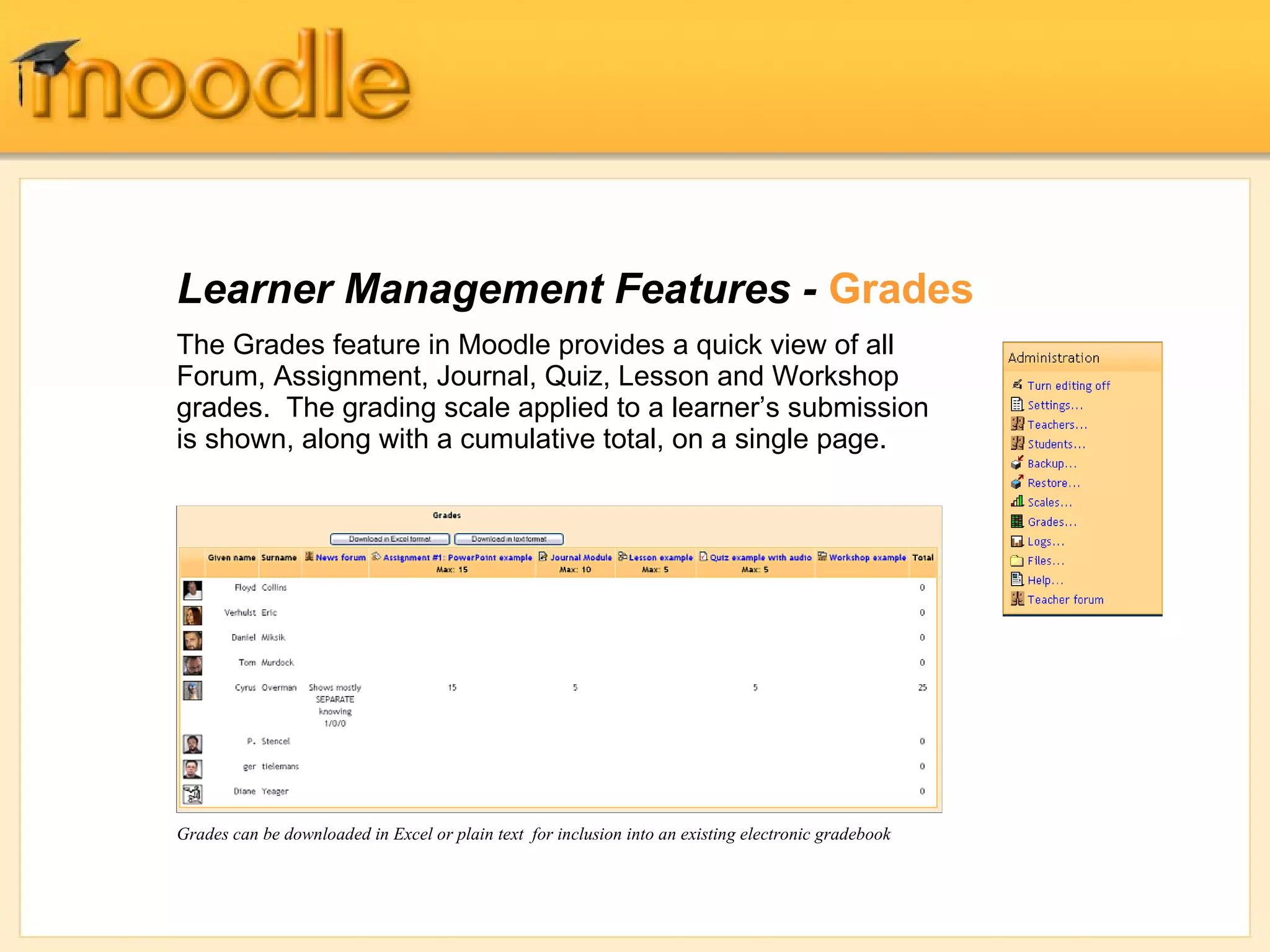 Moodle Presentation | PPT