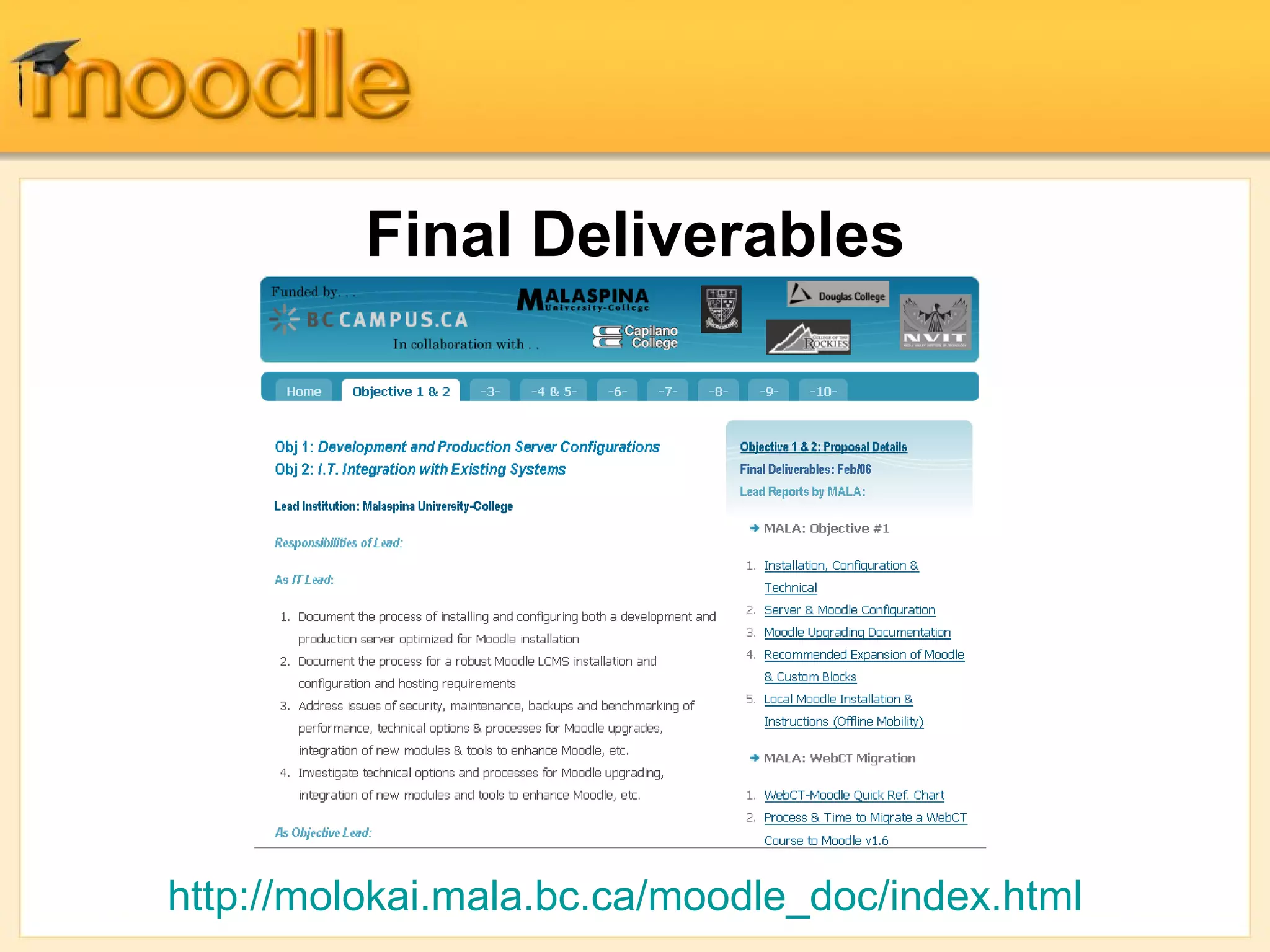 Moodle Presentation | PPT
