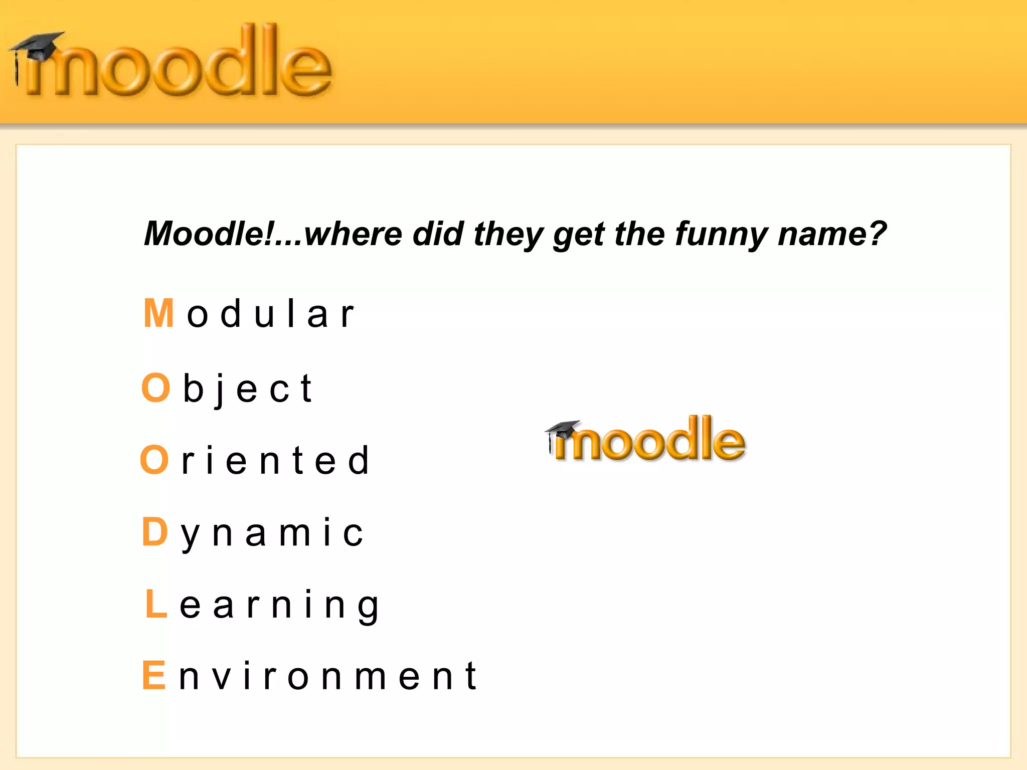 Moodle Presentation | PPT
