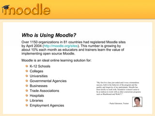Moodle Presentation | PPT