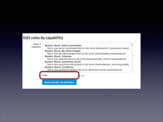 Harnessing the power of Moodle roles | PDF