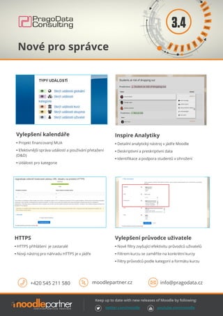 Moodle 3.4 release CS | PDF