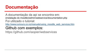 Moodle api tutorial | PPTX