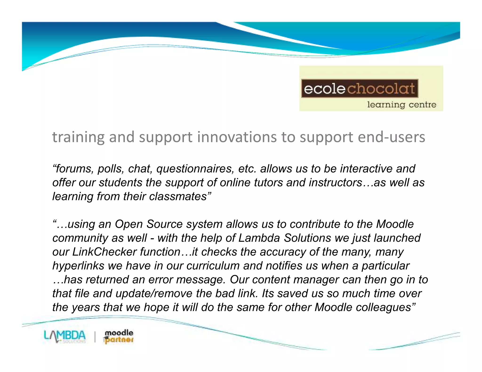 Moodle as a virtual learning environment bccca | PDF