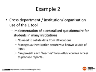 Moodle as the central hub of learning with tools plugged in –learning ...