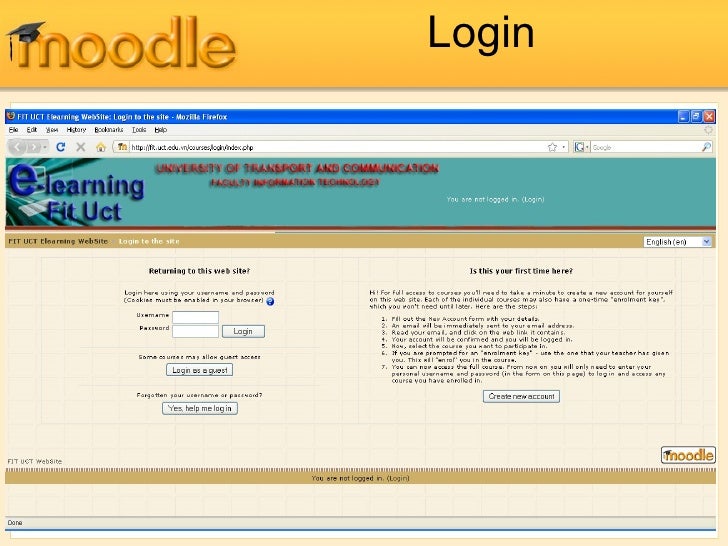 Using Moodle To Build An E Learning Website