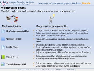 Εισαγωγή στο Σύστημα Διαχείρισης Moodle | PPT