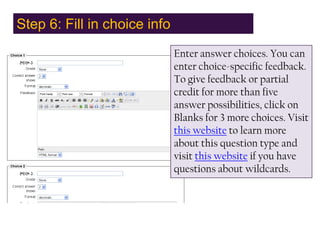 Moodle calculated multichoice quiz question | PPT