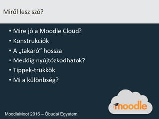 Moodle cloud | PPTX