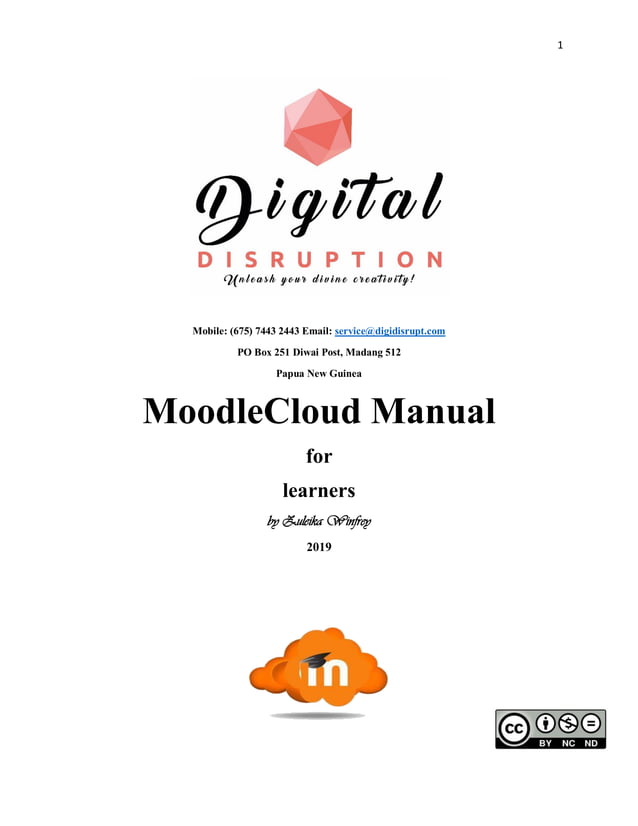 MoodleCloud manual for learners | PDF