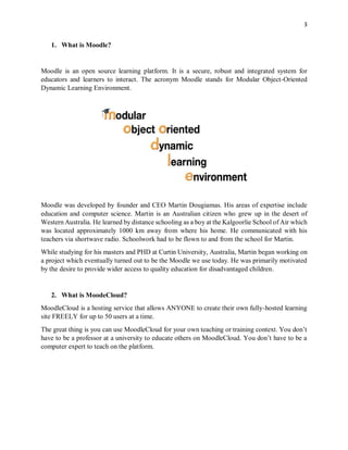 MoodleCloud manual for learners | PDF