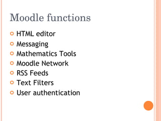 Moodle Community Overview | PPT