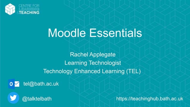 Moodle Essentials.pptx | Educational Assessment | Education