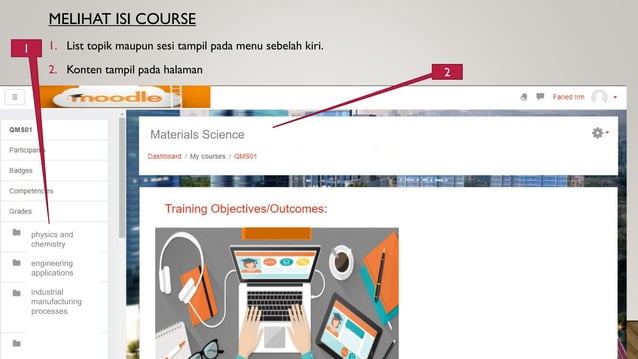 Moodle 3.2 - Tutorial (student view) | PDF