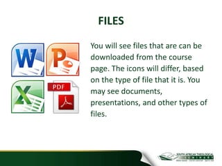 Moodle Guide for Crossroads Students | PPTX