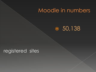Moodle in numbers | PPTX
