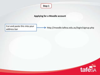 Moodle instructions | PPT