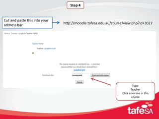 Moodle instructions | PPT