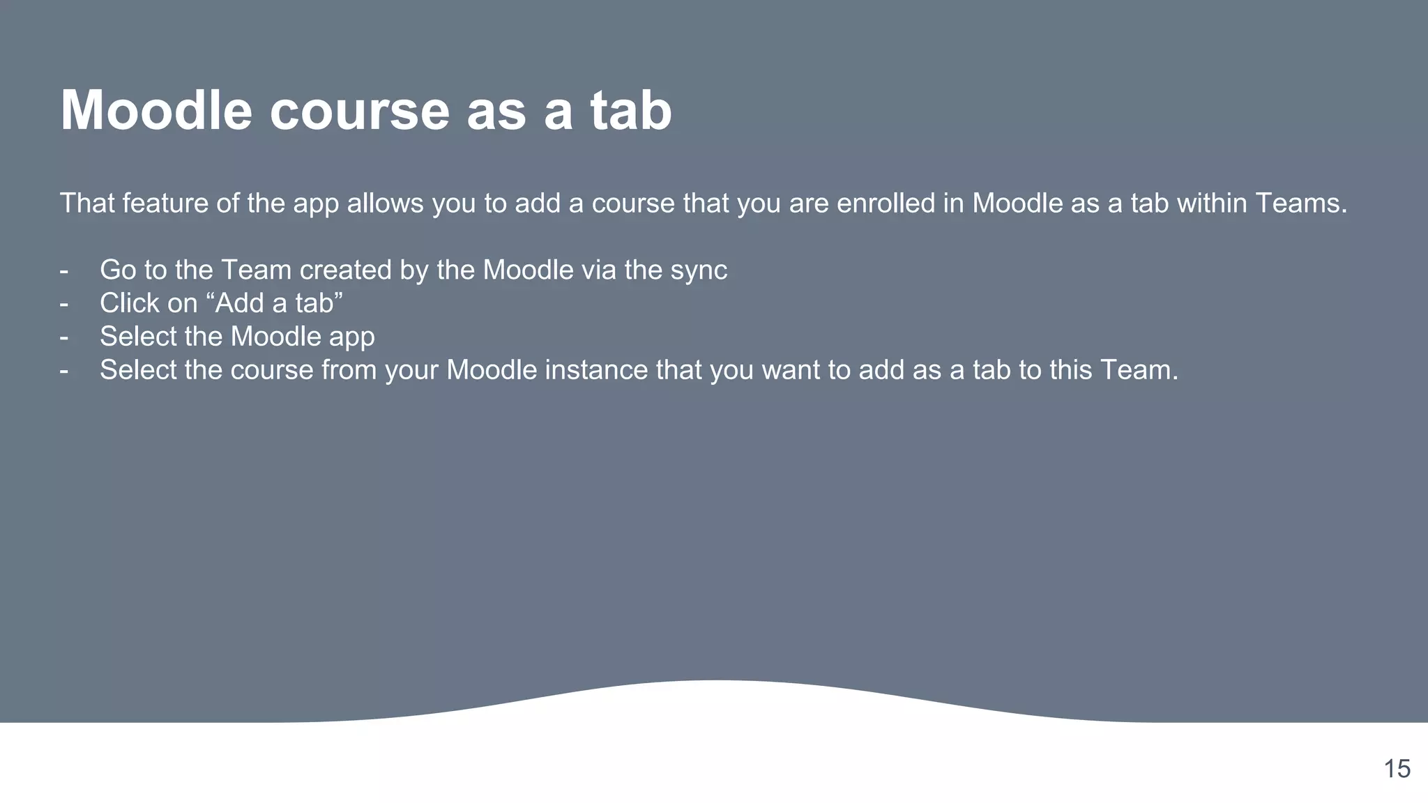 Moodle integration with microsoft office 365 by enovation | PPTX