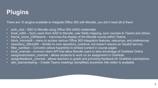 Moodle integration with microsoft office 365 by enovation | PPTX