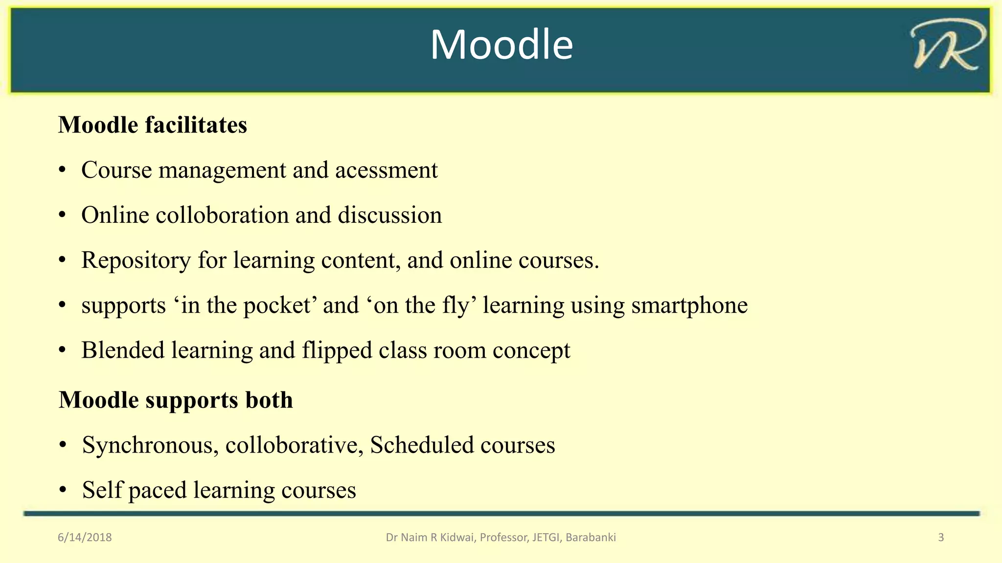 Moodle introduction | PDF