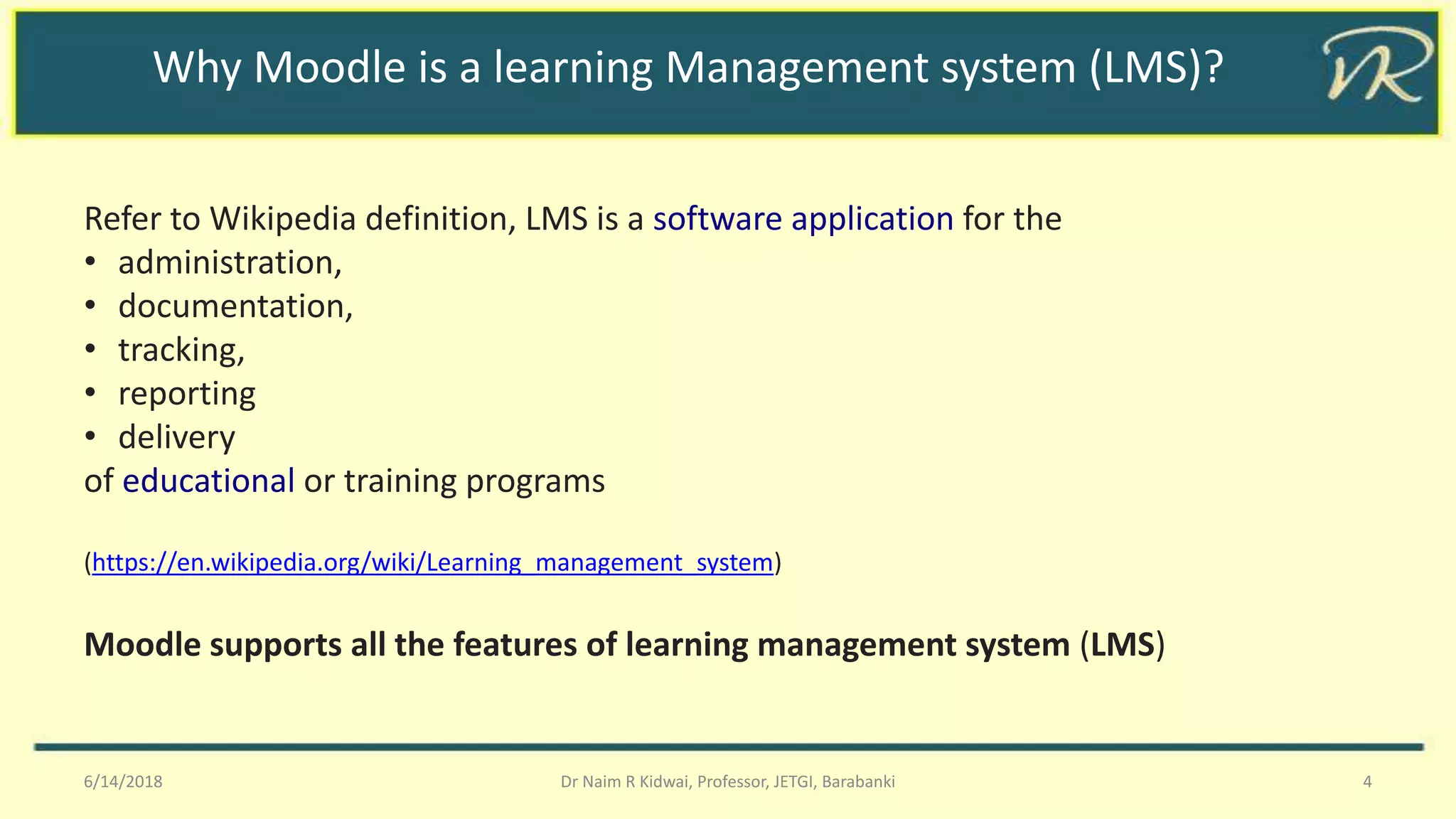 Moodle introduction | PDF