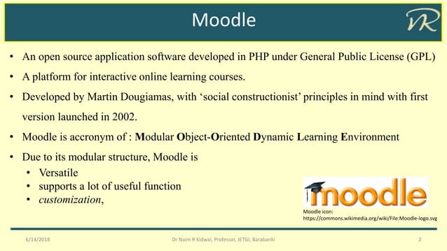 Moodle introduction | PDF