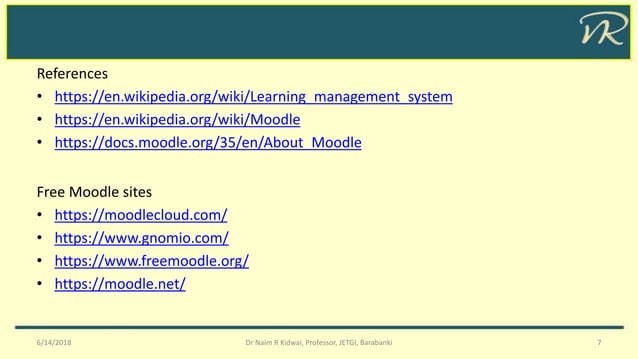 Moodle introduction | PDF