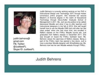 Moodle MOOC Opening Ceremony-31may2013 | PDF | Professional School ...