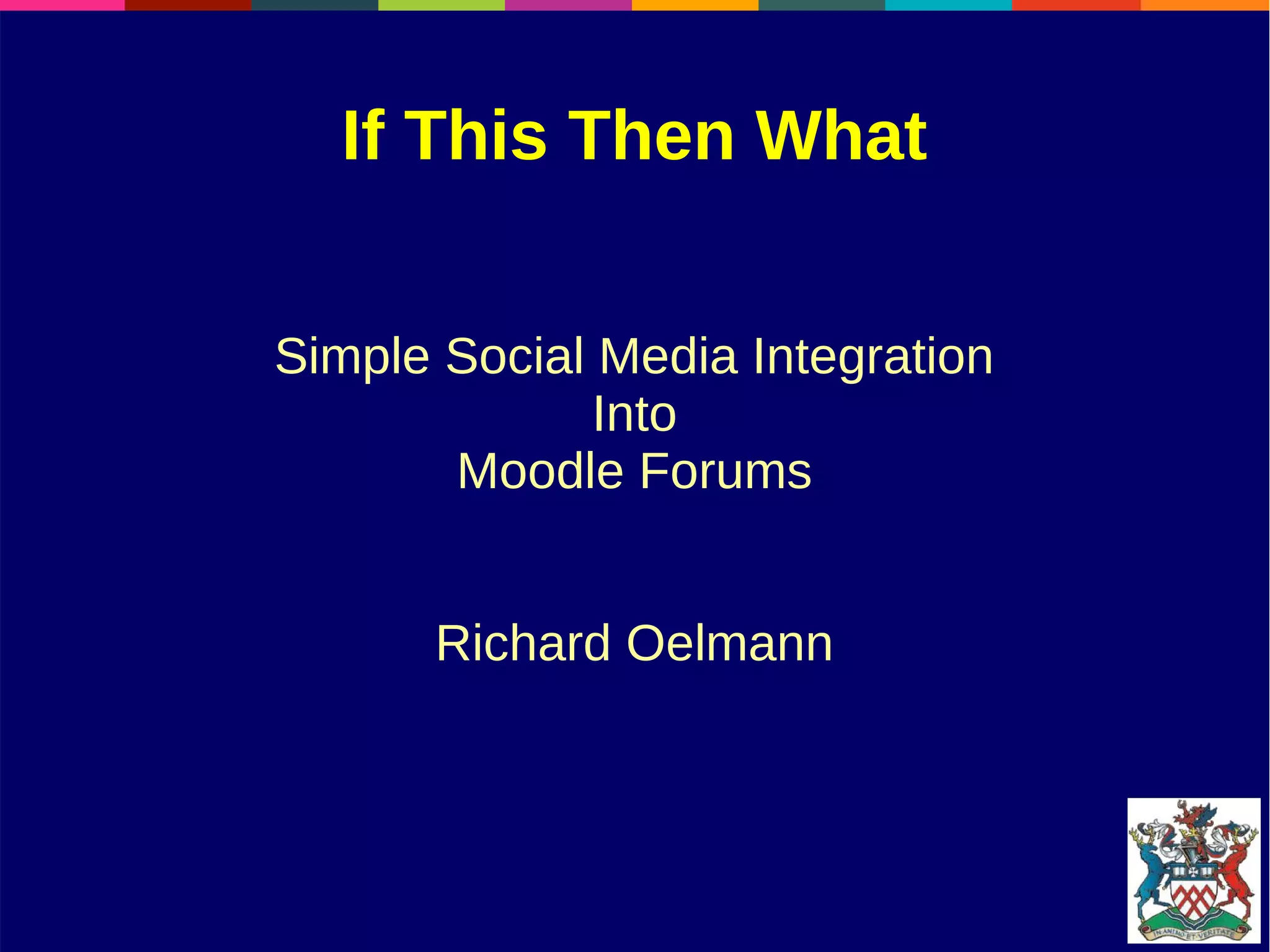 If This Then What | PPT