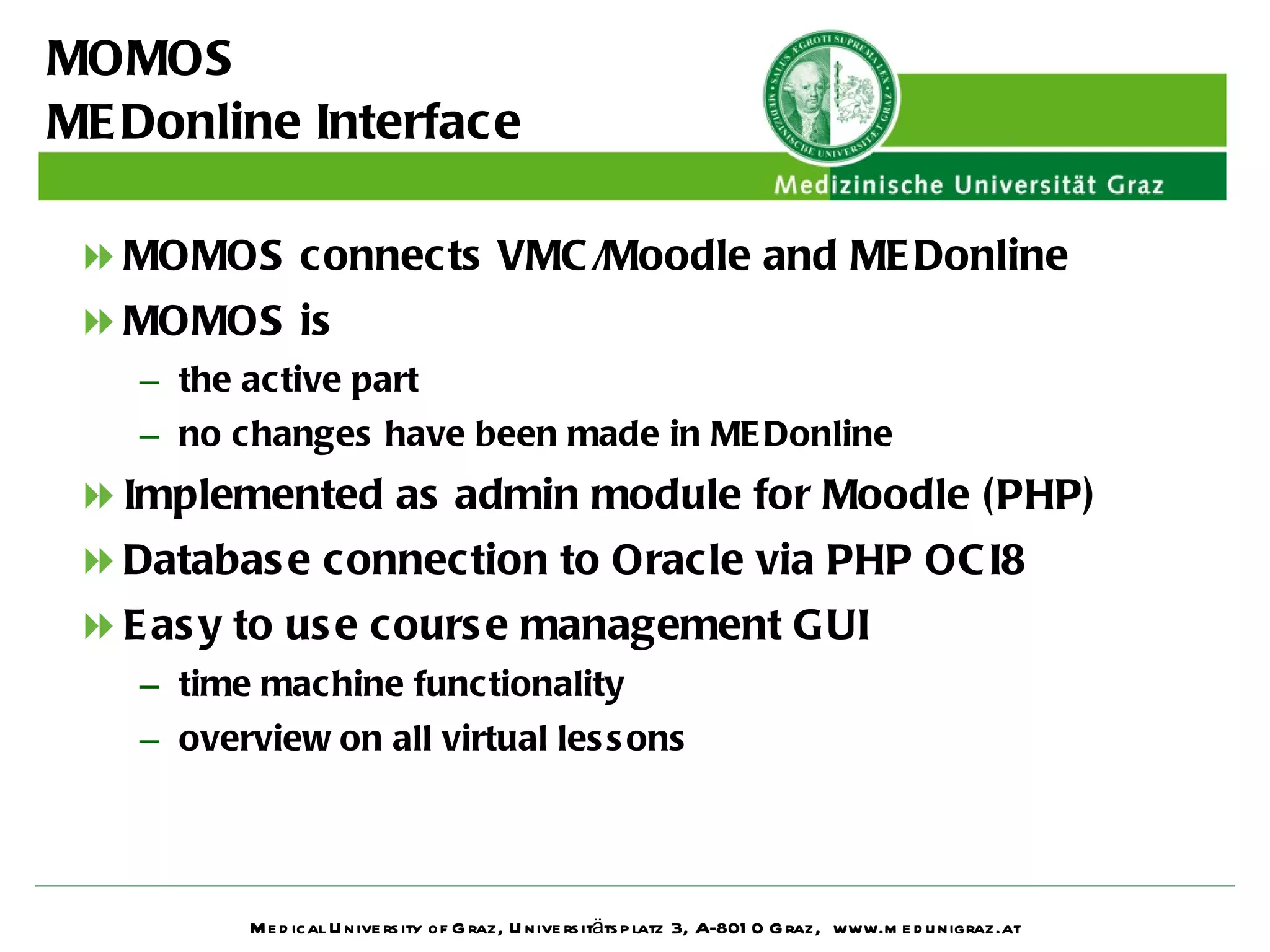 The Seamless Integration Of Virtualized Lessons With A Fully Automated Workflow Into Moodle