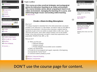 Moodlemoot Colombia 2011 - Best Practices in Moodle Course Design | PPT | Web Development | Internet