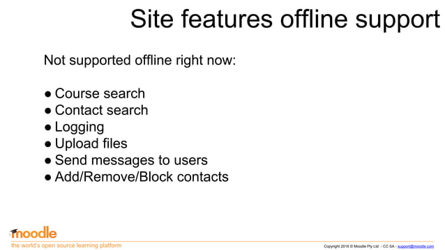 Moodle Mobile Offline Features Ppt