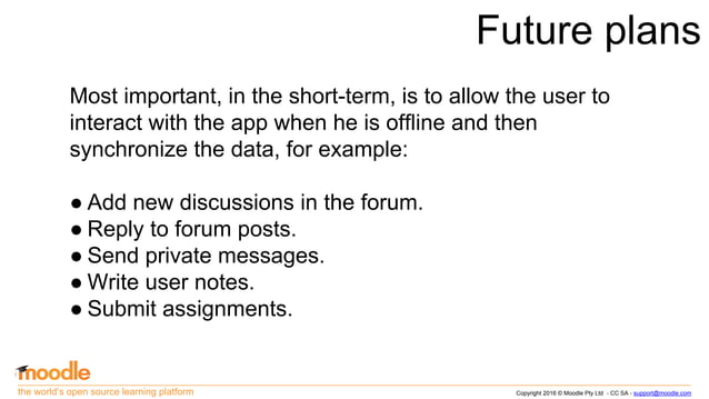 Moodle Mobile Offline Features Ppt
