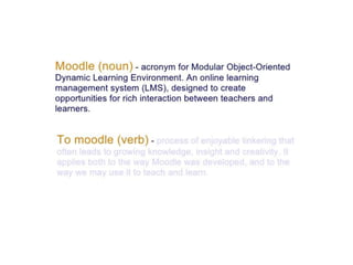 Moodle ppt | PPT