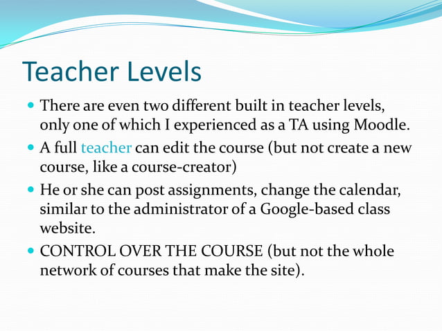Moodle presentation | PPTX