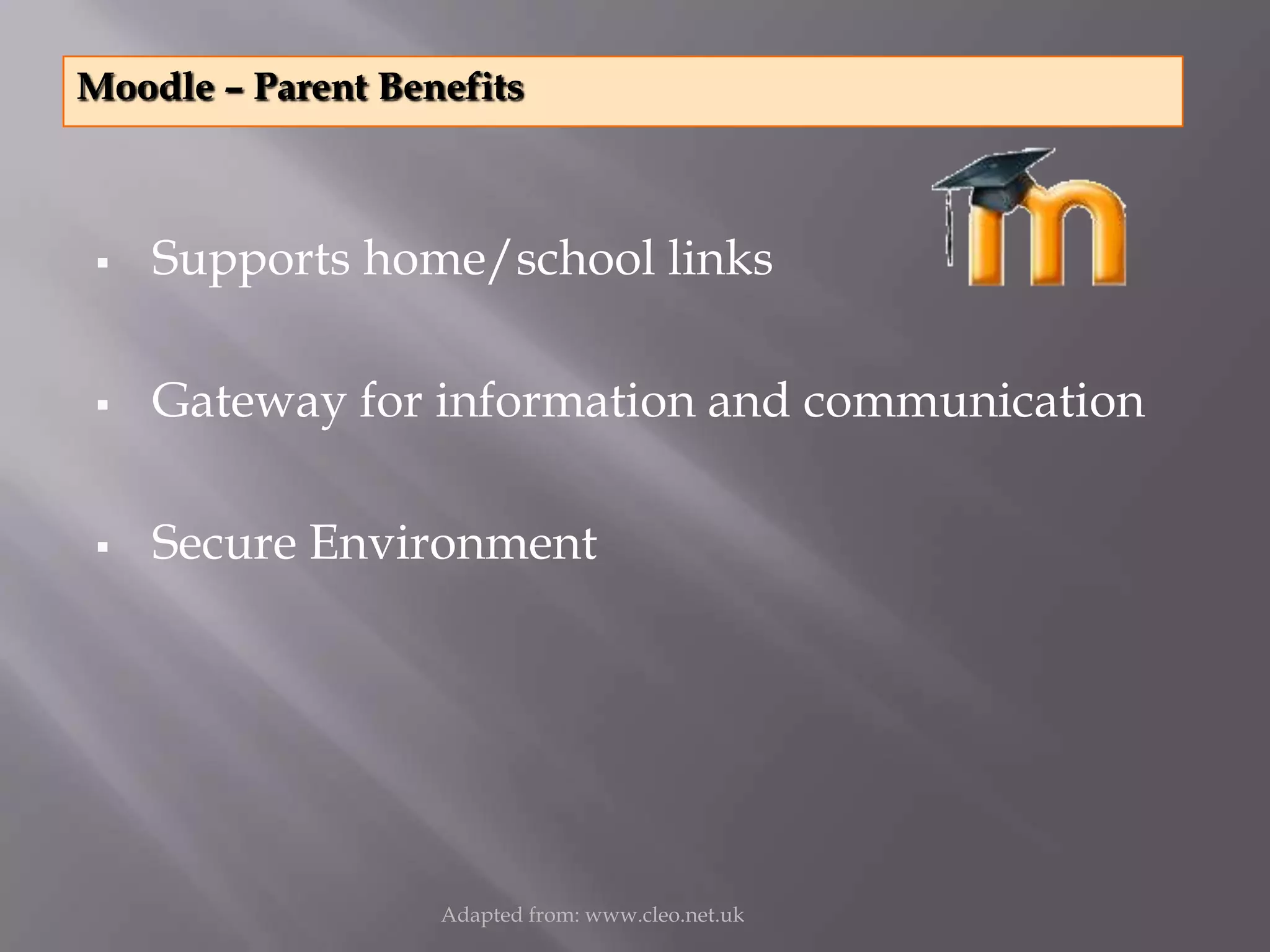Moodle presentation | PPT