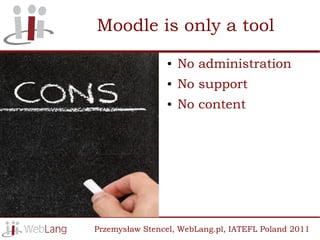 Moodle pros and cons | PDF | Web Development | Internet