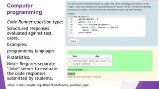 Moodle quiz: towards post-paper e-assessment | PPT